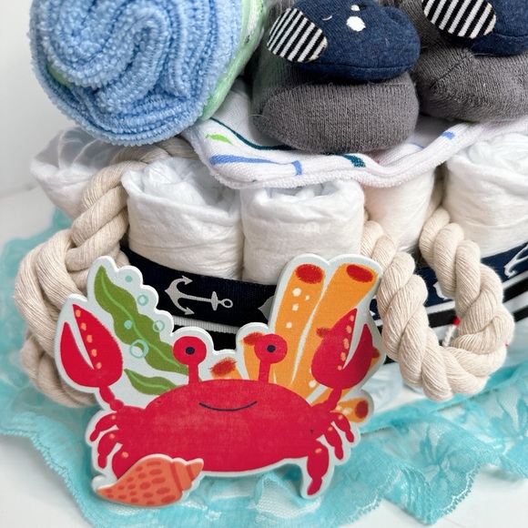 Handmade | Accessories | Nautical Diaper Cake Ship Diaper Cake | Poshmark